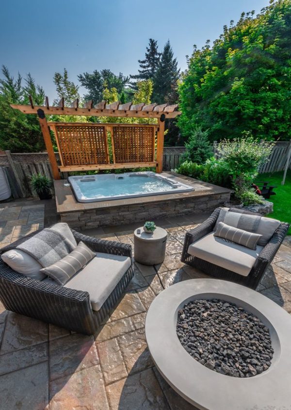 28 Hot Tub + Pergola Designs To Transform Your Backyard
